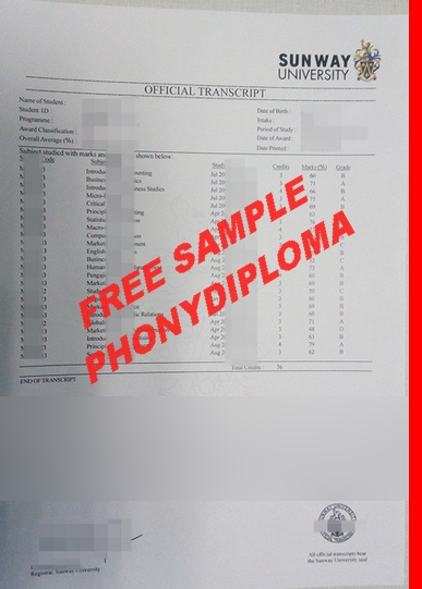All Fake Diploma Samples in Malaysia