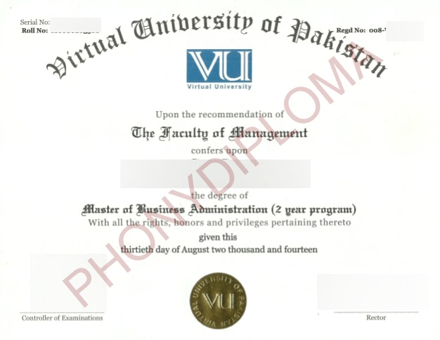 Fake Diploma from Pakistan
