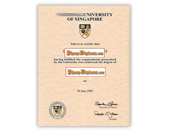 Fake Diploma Samples from Singapore